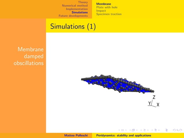 Mixed explicit-implicit peridynamic model | PDF