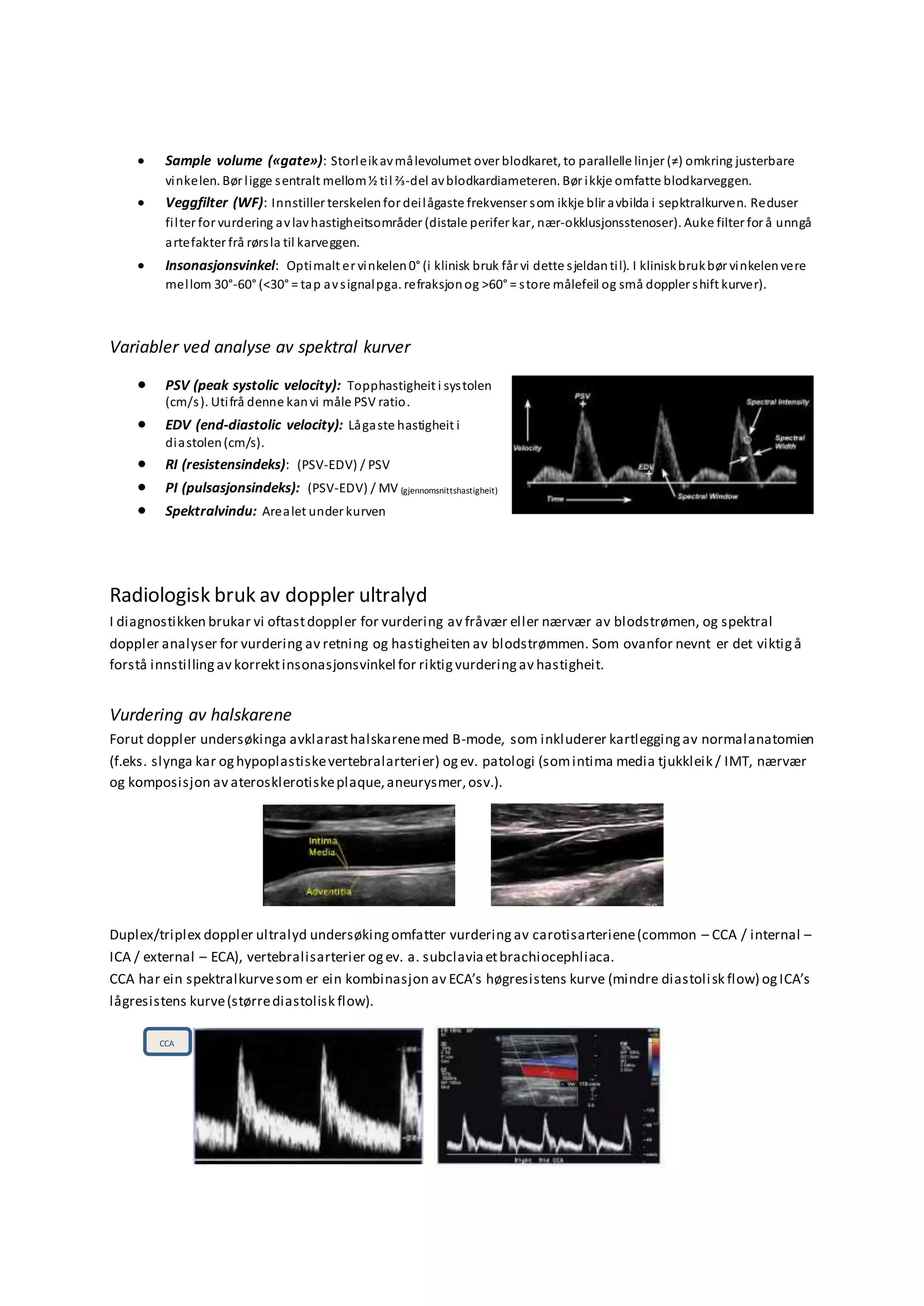 Perifer arteriell doppler ultralyd - teknikk og funn | PDF