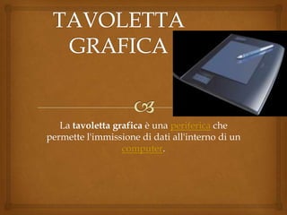 Periferiche input e output | PPTX