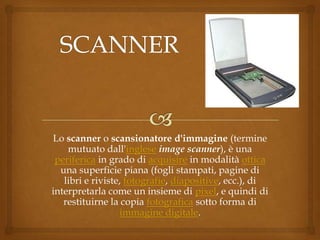 Periferiche input e output | PPTX