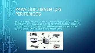 Presentación Periféricos | PPTX