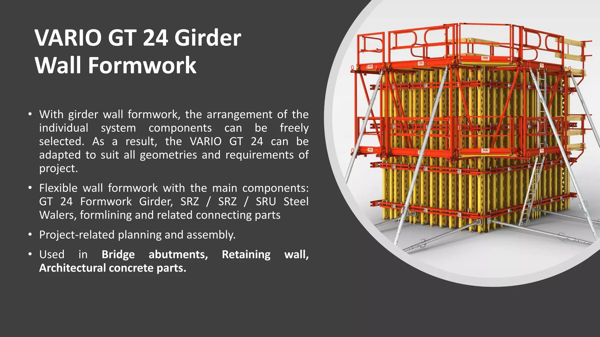 Advance Formwork System (PERI FORMWORK SYSTEM) | PPTX