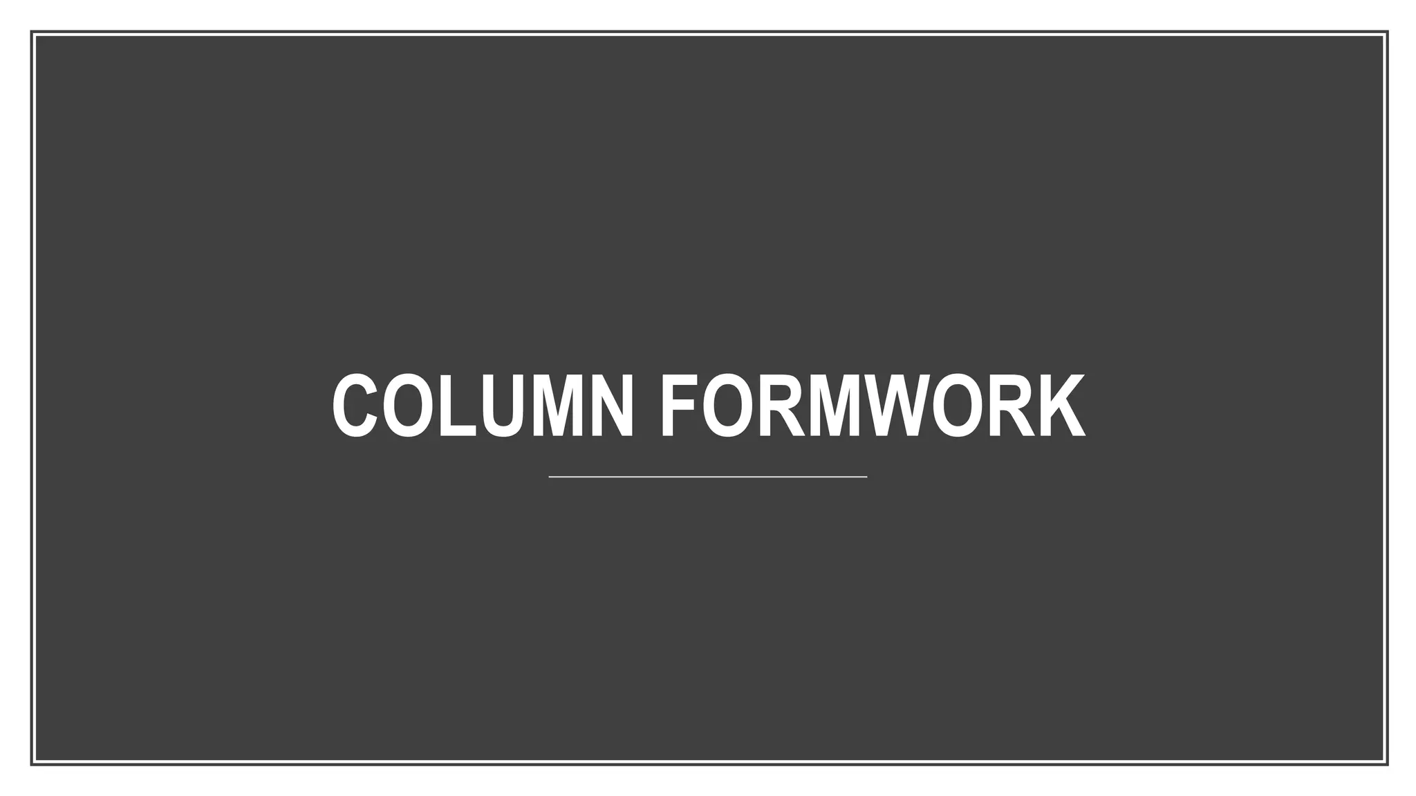 Advance Formwork System (PERI FORMWORK SYSTEM) | PPTX