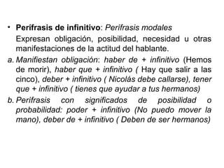 Perifrases verbales | PPT