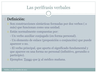 Perífrasis | PPTX
