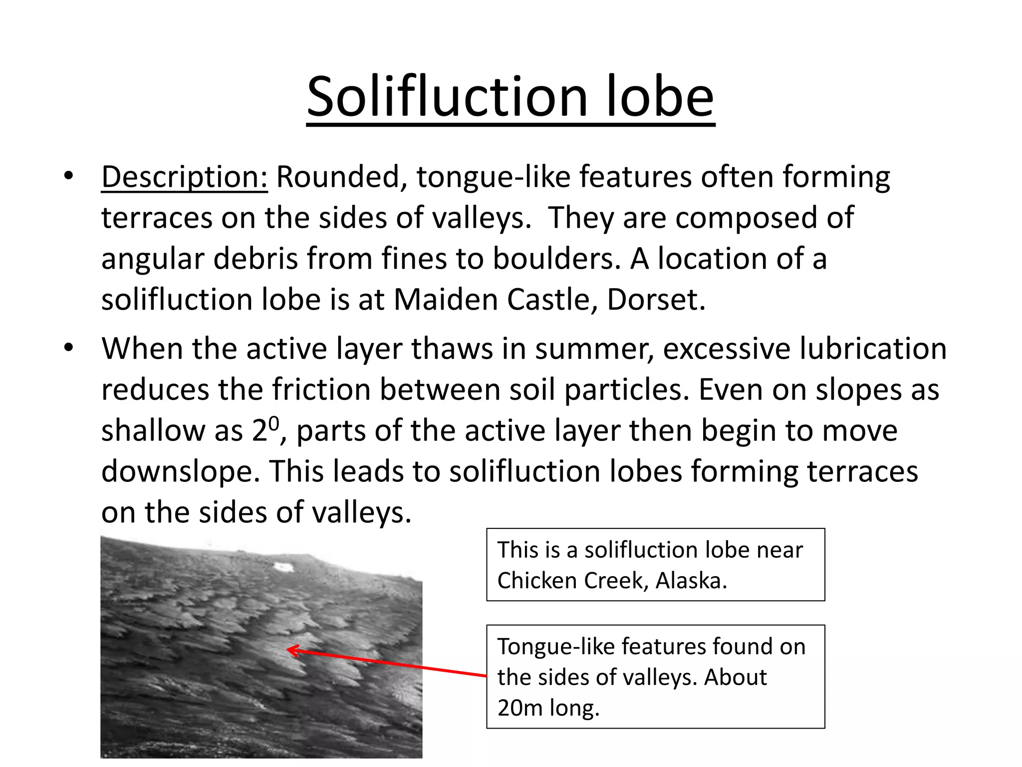 Periglacial landforms-processes, formation | PPTX