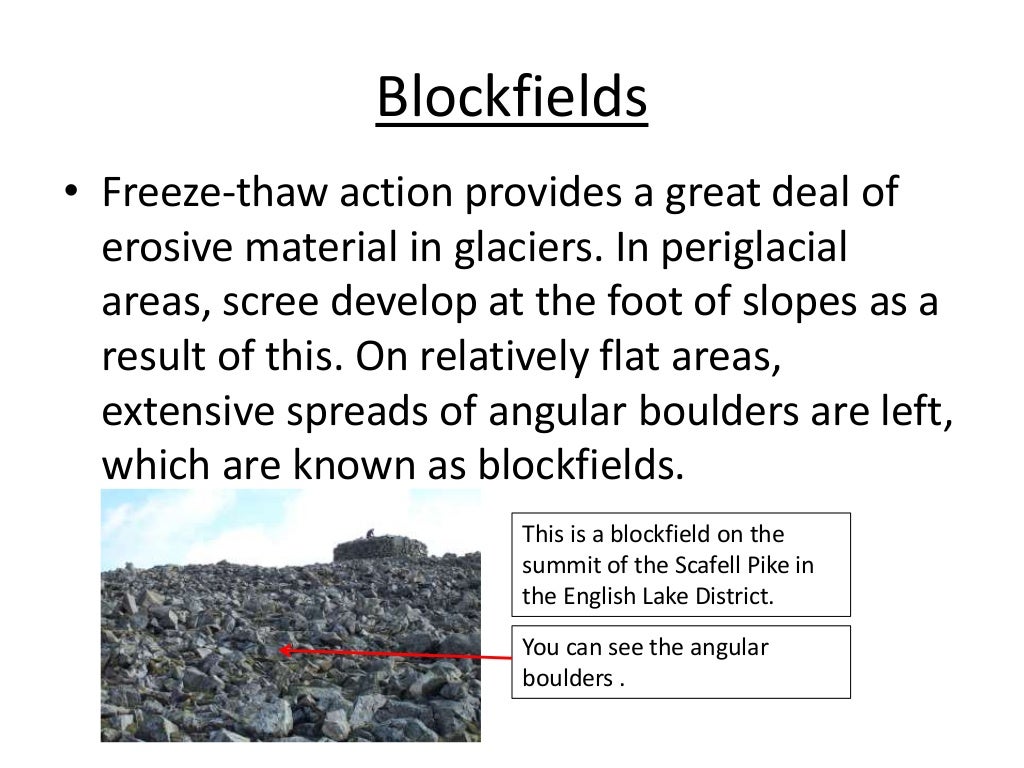 Periglacial landforms-processes, formation