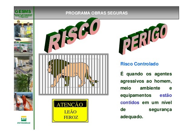 Diferenças entre Perigo x Risco