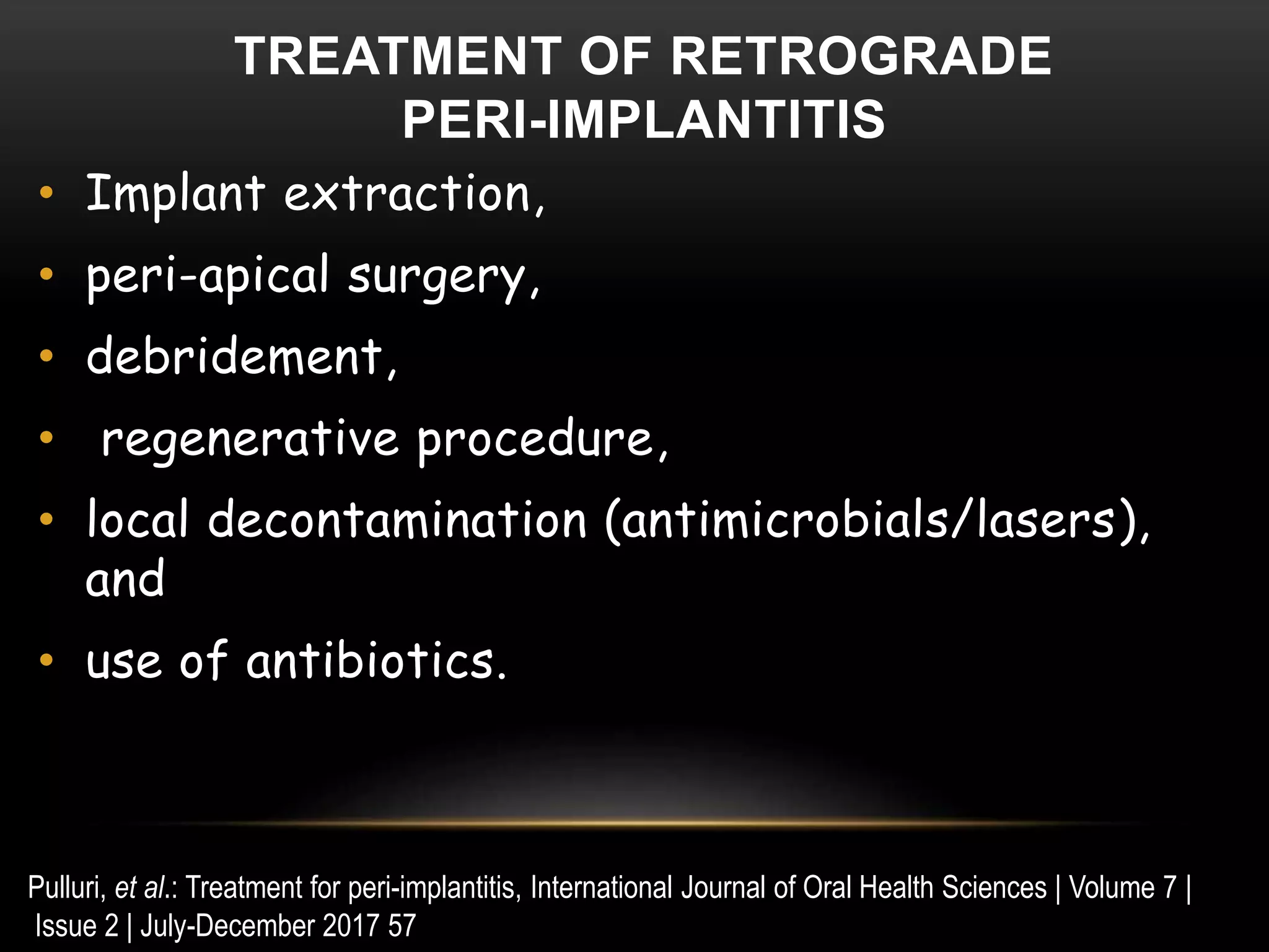 Periimplantitis | PPTX