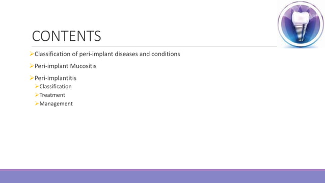 Periimplantitis | PPTX