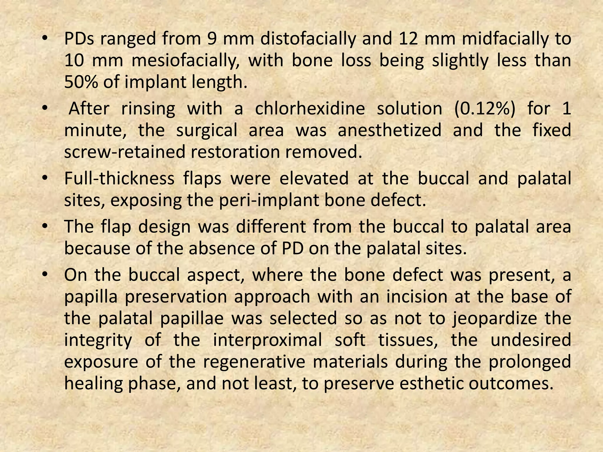 Peri implantitis treatment with regenerative approach | PPTX