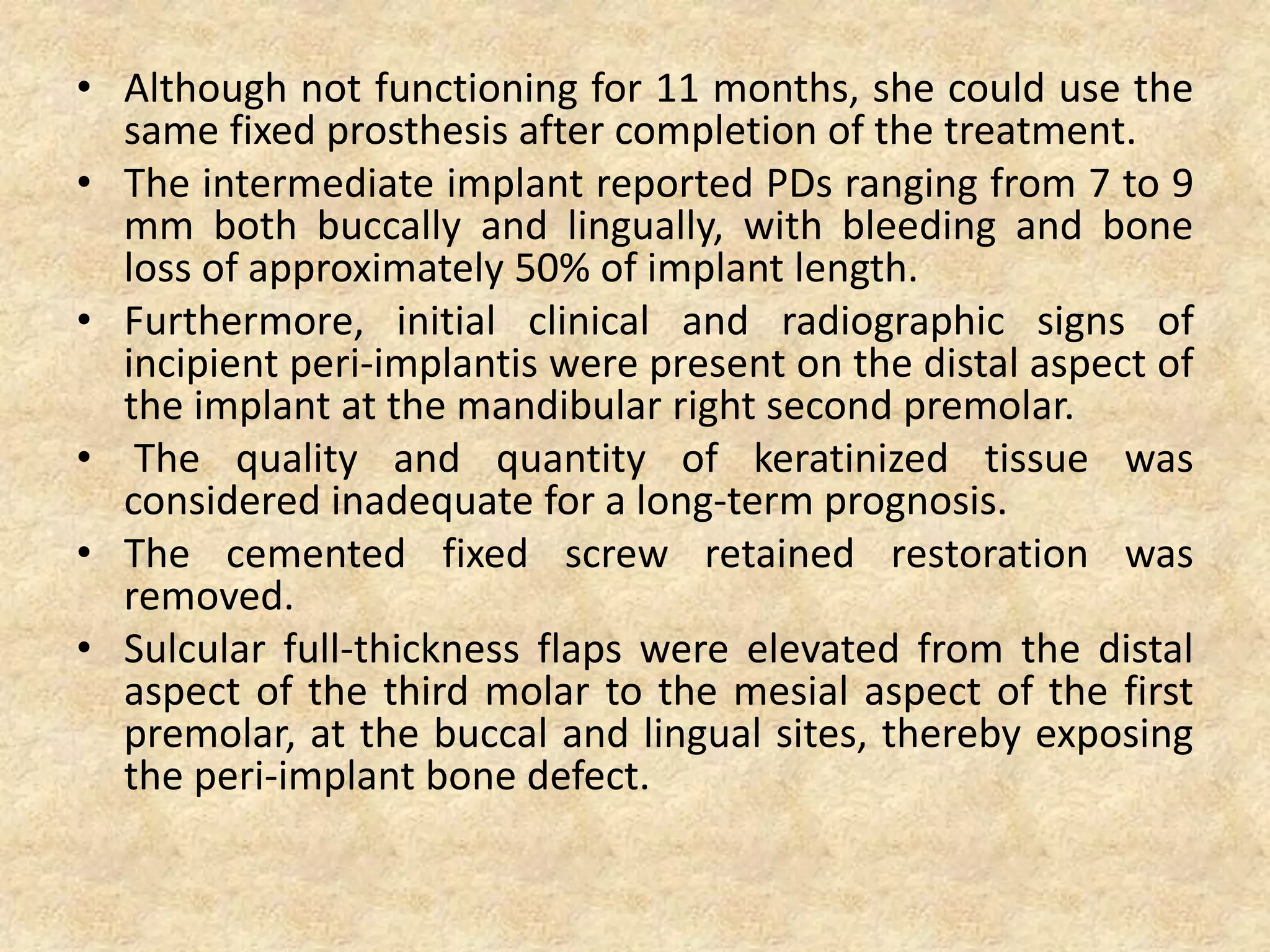Peri implantitis treatment with regenerative approach | PPTX