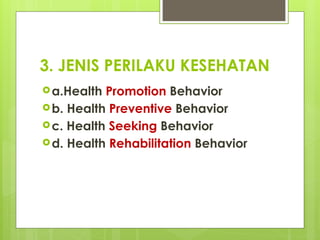 PERILAKU KESEHATAN dalam Ilmu Kesehatan Masyarakat_AnikLestari.pptx