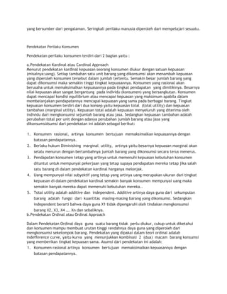 Perilaku konsumen | DOCX