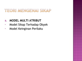 Perilaku konsumen sikap | PPT
