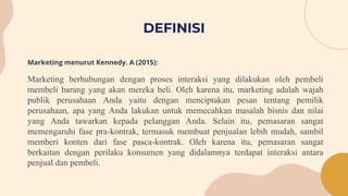 Perilaku konsumen dan marketing | PPTX