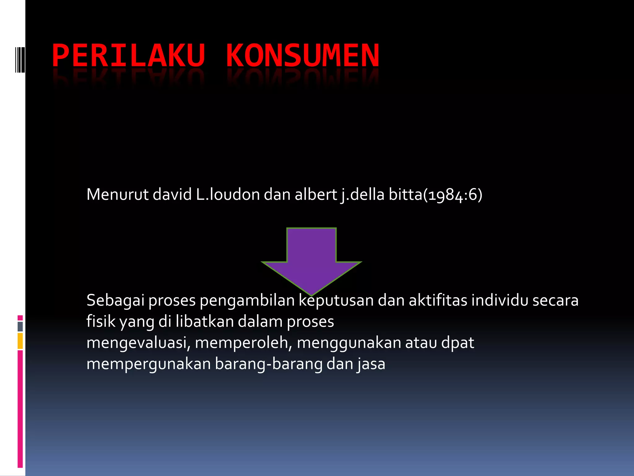 Perilaku konsumen | PPTX