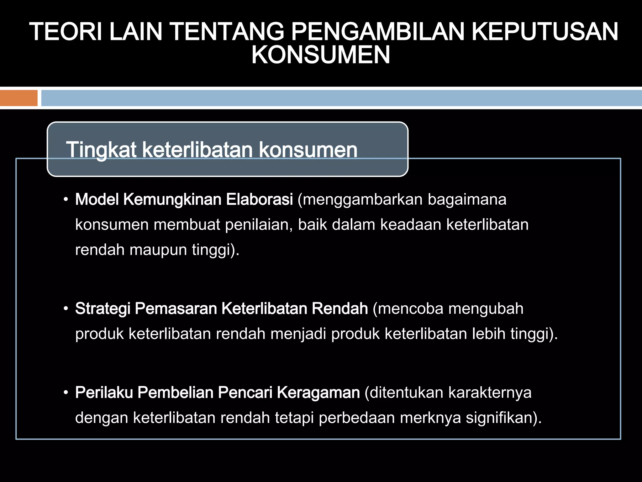 Perilaku konsumen pasar konsumen | PPTX