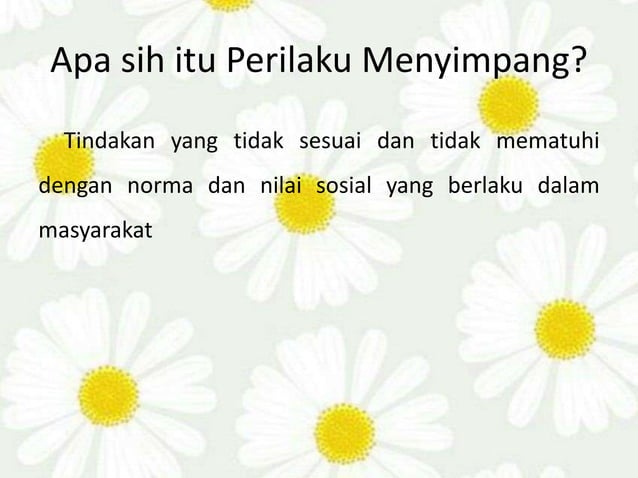 Perilaku menyimpang | PPTX