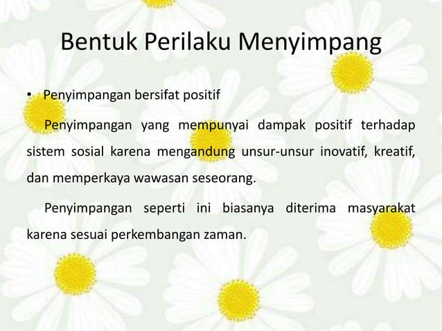Perilaku menyimpang | PPTX