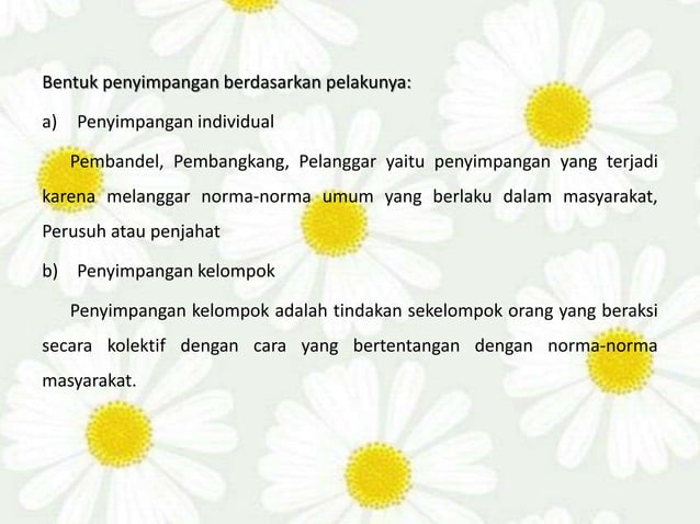 Perilaku menyimpang | PPTX