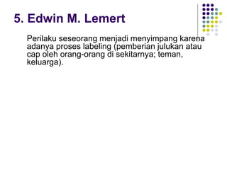 Perilaku menyimpang Kelas 10 | PPTX