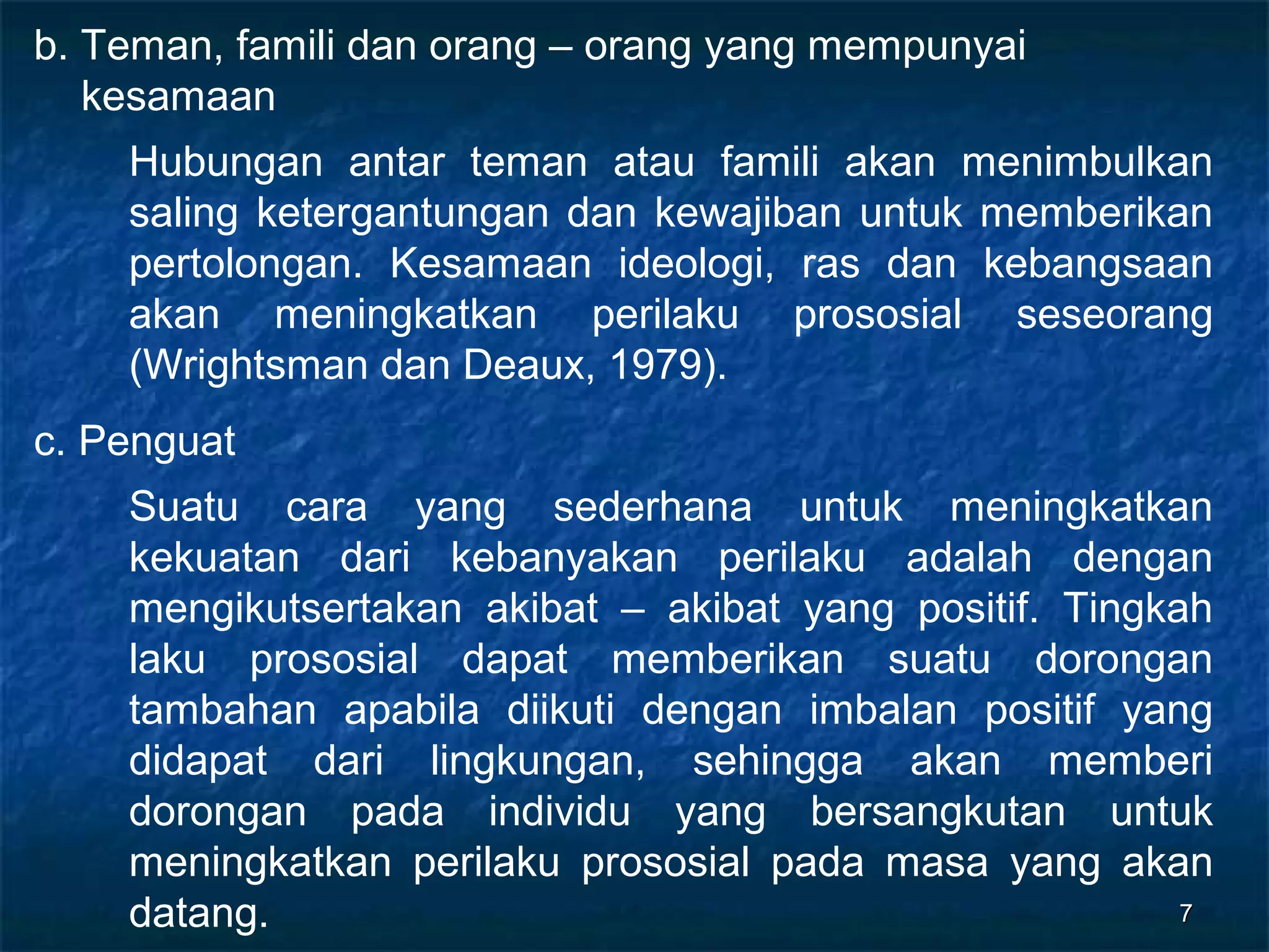 Perilaku prososial | PPT