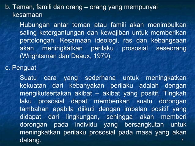 Perilaku prososial | PPT