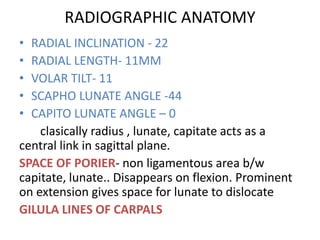 Perilunate dislocation, carpal injuries | PPTX
