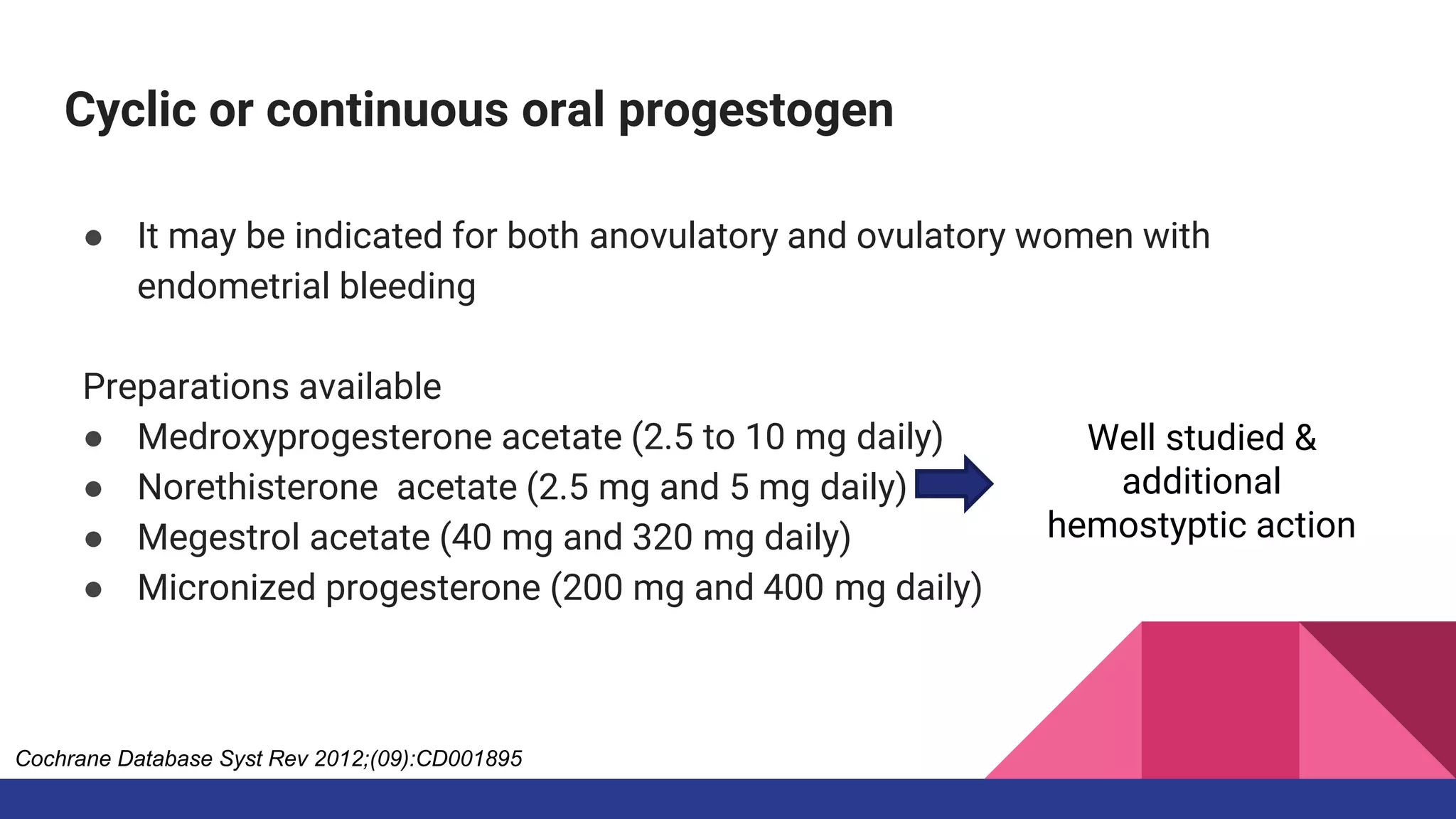 Perimenopausal Bleeding a Pragmatic Approach | PPTX