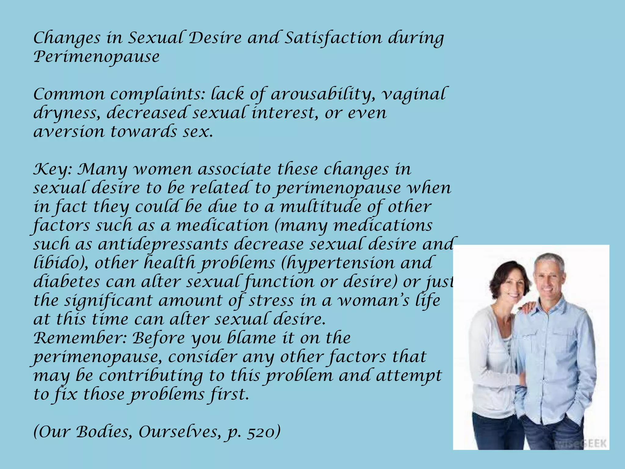 Perimenopause and menopause | PPTX