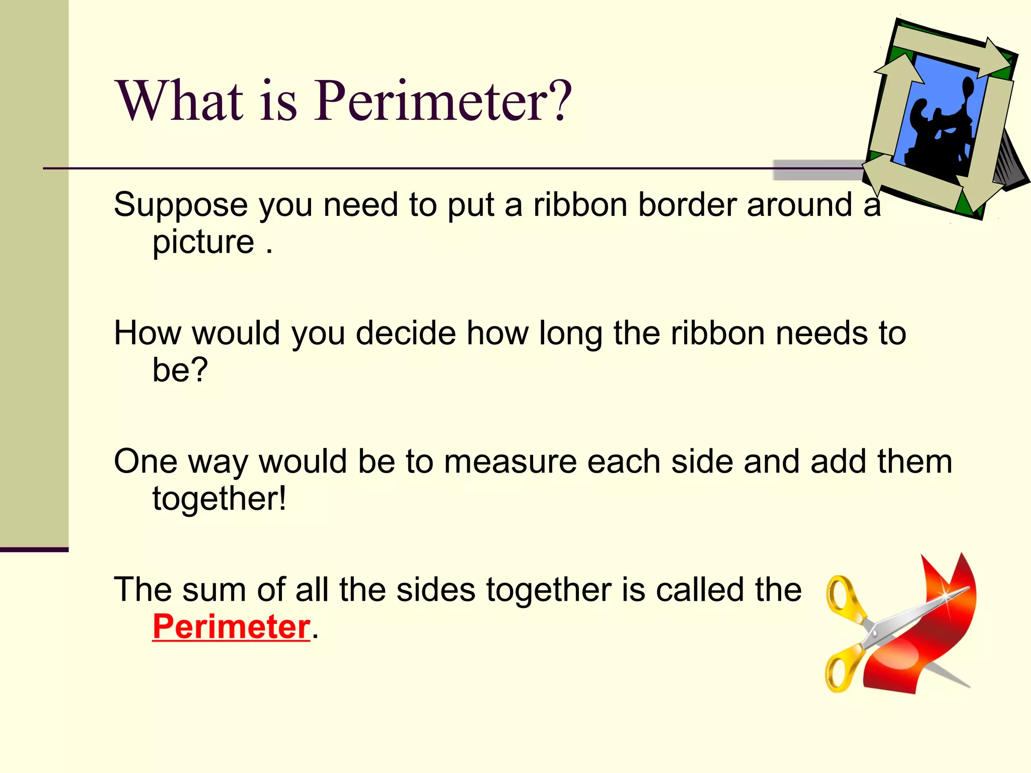 Perimeter | PPT | Physics | Science