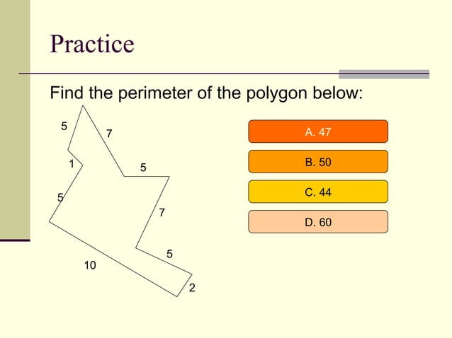 Perimeter | PPT | Physics | Science