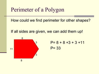 Perimeter Of A Polygon Formula