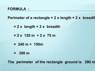 Perimeter | PPTX | Physics | Science