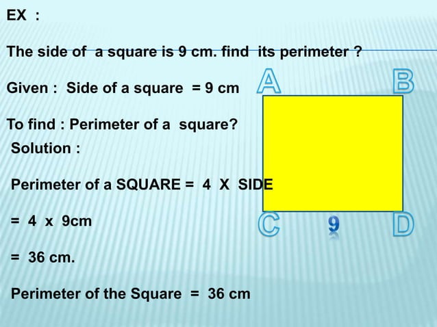 Perimeter | PPTX | Physics | Science