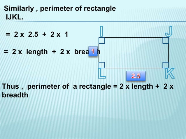 Perimeter | PPTX | Physics | Science
