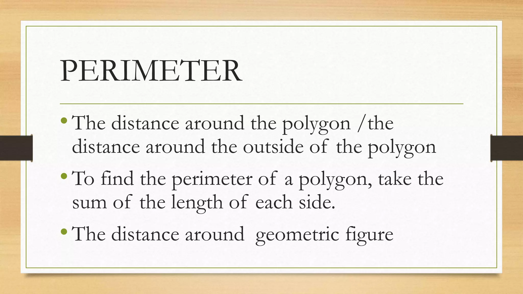 Perimeter | PPTX