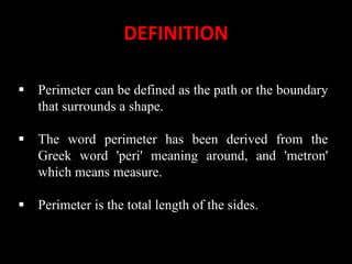 Perimeter | PPTX