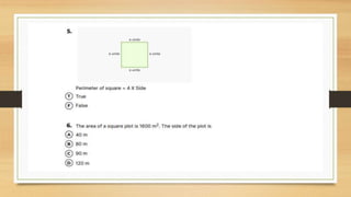 MATH - Perimeter (CLASS V - IGCSE BOARD) | PPT