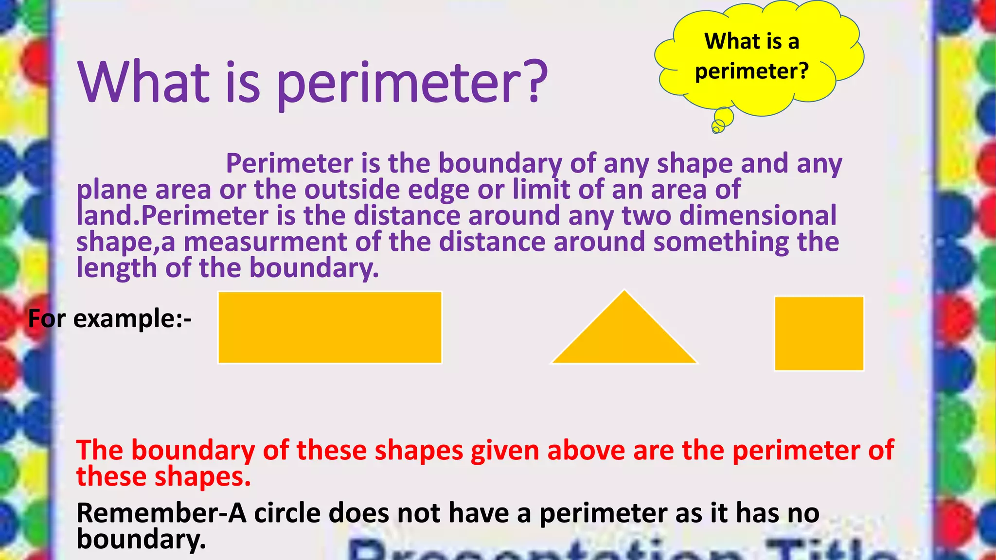 Perimeter | PPT