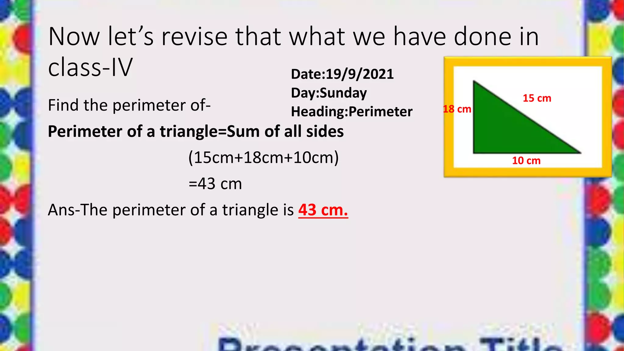 Perimeter | PPT