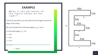 PERIMETER OF PLANE SHAPES | PPTX