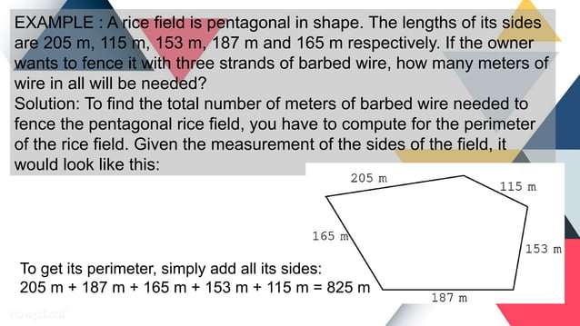 learning strand three - Mathematics Perimeter | PPT