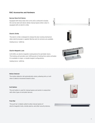 Perimeter facility-access-hardware | PDF