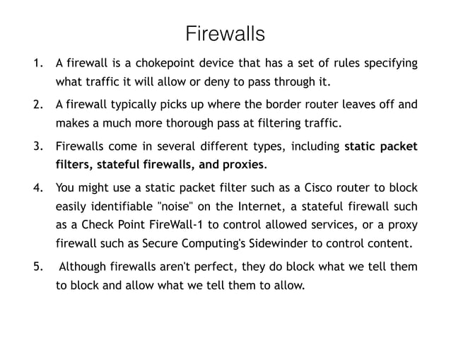 CNIT 140: Perimeter Security | PDF | Computer Networking | Computing