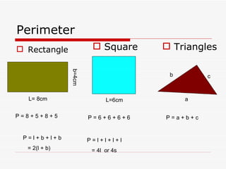 Perimeter and area | PPT