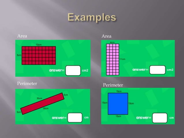 Perimeter and area | PPTX | Physics | Science
