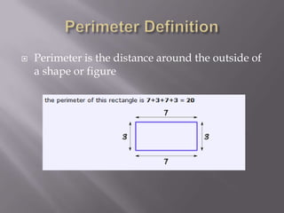 Perimeter and area | PPTX