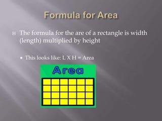 Perimeter and area | PPTX